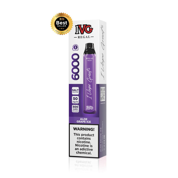 IVG Regal Aloe Grape Ice 6000 Puffs 50mg | Rs.3499 Pakistan – IVG Pakistan
